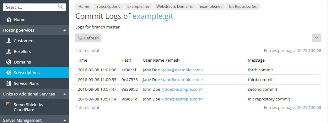 Using A Local Repository Plesk Obsidian Documentation