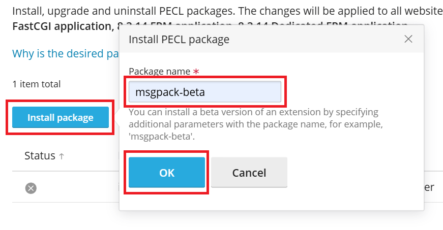 Plesk For Linux Installing Php Extensions From Pecl Plesk Obsidian Documentation