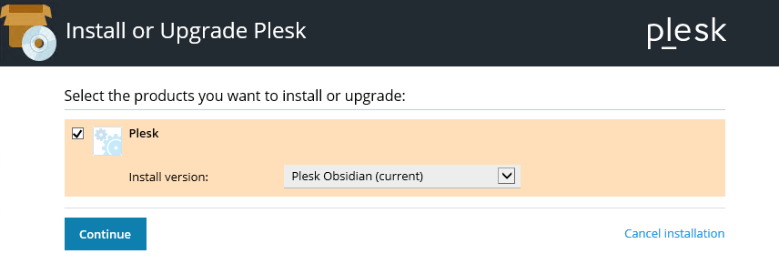 Installing Plesk For Windows Using Installer Gui Plesk Obsidian Documentation
