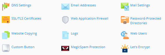 Adding And Removing Custom Buttons Plesk Onyx Documentation