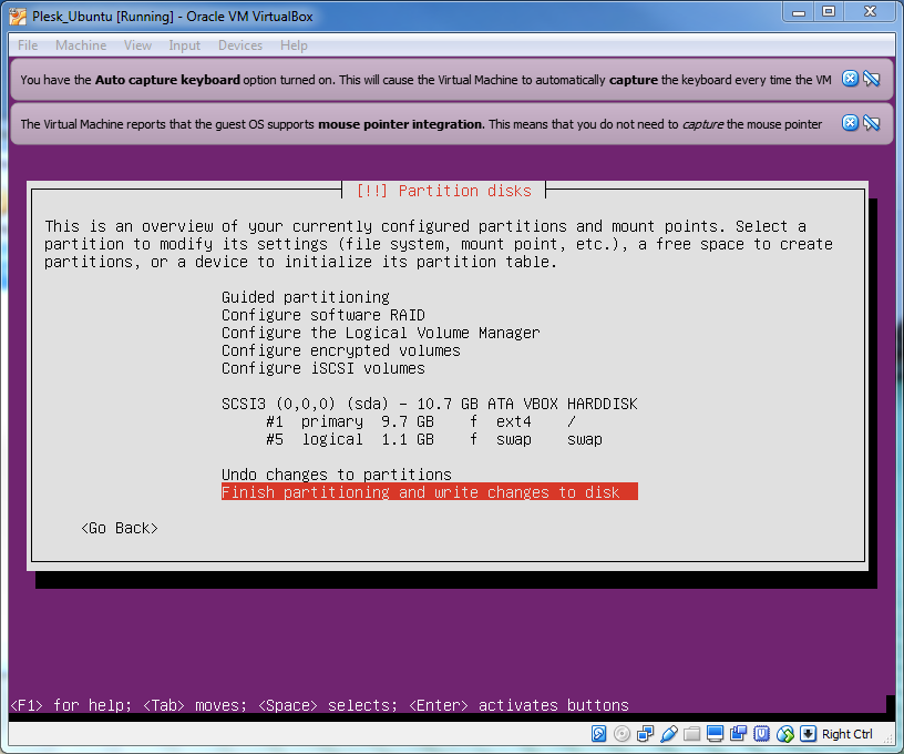 Installing Plesk On Virtualbox Plesk Onyx Documentation 